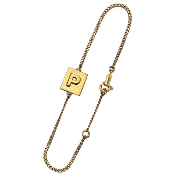 Celine | Jewelry | Celine Bracelet Gold 46bp6bra 35or Gp Initial ...